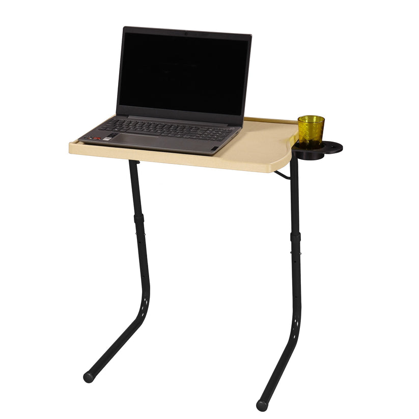 TABLE BUDDY smart ® | Folding Table Mate With Cup Holder | Marble – Tablebuddy