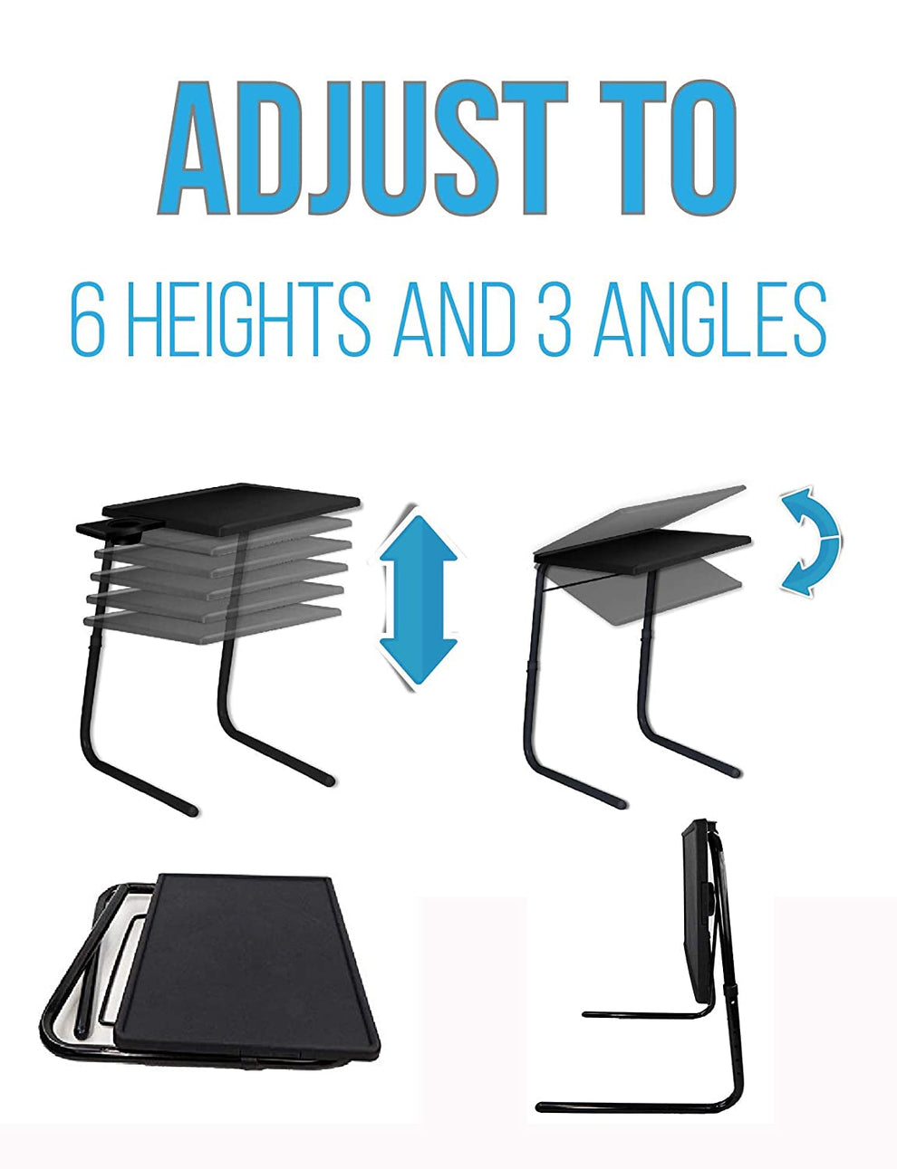 TABLE BUDDY ® |Adjustable Multi Position Portable Folding Table Mate | – Tablebuddy